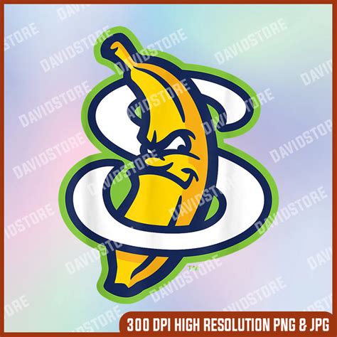 Savannah Bananas Officially Licensed Split Png Savannah Ban Inspire