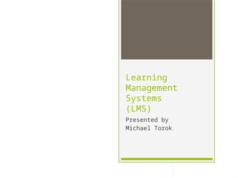 Pptx Learning Management Systems Lms Dokumen Tips