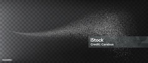 분무기 또는 연기의 투명 한 물 분무 안개 먼지 입자를 페인트 벡터 일러스트 먼지에 대한 스톡 벡터 아트 및 기타 이미지 먼지 알루미늄 공란 Istock