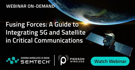 Fusing Forces Integrating 5g And Satellite In Critical Communications