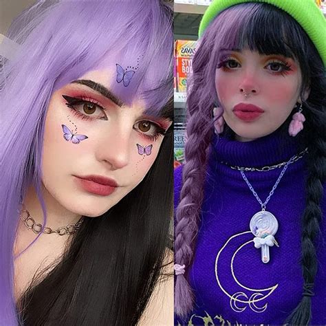 Pastel Goth Purple Hair