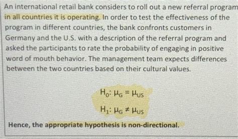 Lecture 6 Hypothesis Testing Karteikarten Quizlet