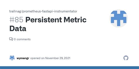 Persistent Metric Data Issue Trallnag Prometheus Fastapi Instrumentator GitHub