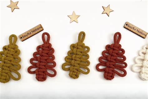 super easy macrame christmas tree ornament tutorial 2024 macrame christmas challenge macrame