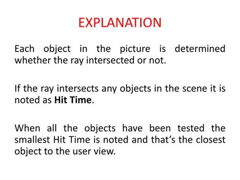 ray tracing in computer graphics pptx 3 d graphics computer