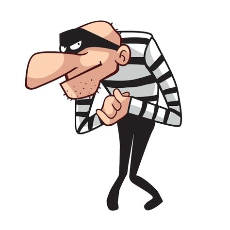 Premium Vector Thief Vector Art And Illustration