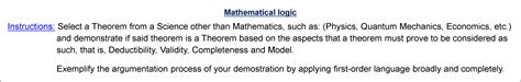 Solved Mathematical Logicinstructions
