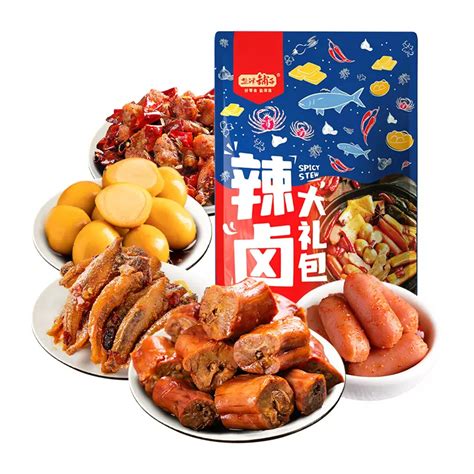 盐津铺子零食大礼包 【12种约70小包564g】 牛杂网