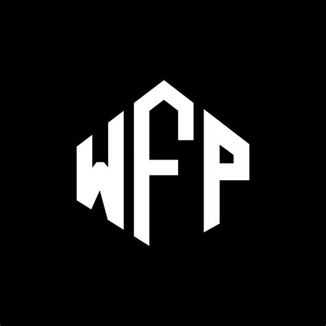 Wfp Letter Logo Design With Polygon Shape Wfp Polygon And Cube Shape Logo Design Wfp Hexagon