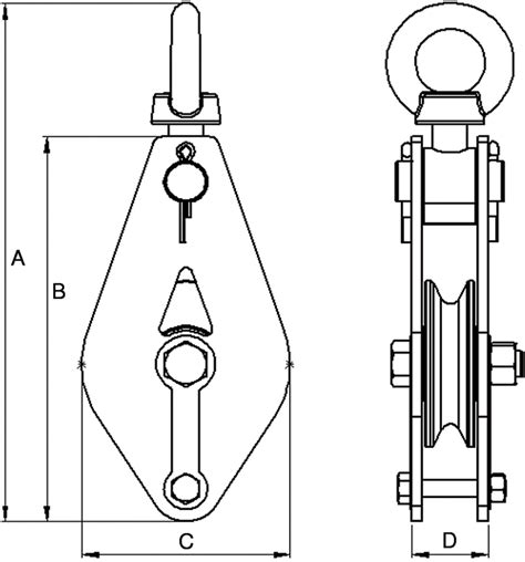 Buy Non Snatch Pulley Blocks With Swivel Eye Cookes