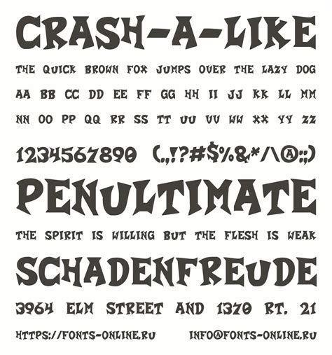 Crash A Like Font