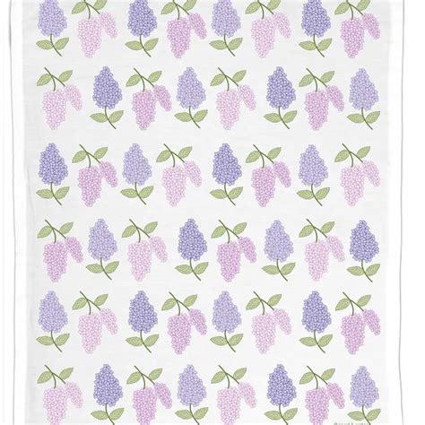 Lilacs Organic Cotton Hand Towel Dear Yesteryear