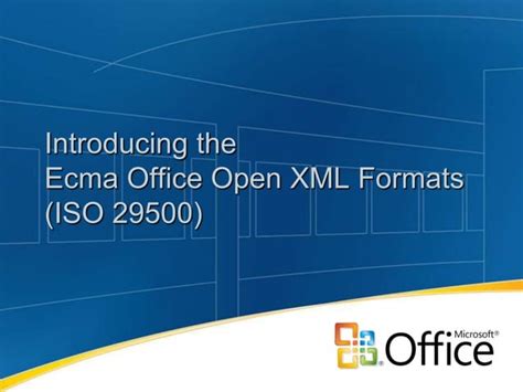 Open Xml Formats For Cios Pptx Desktop Publishing Computer