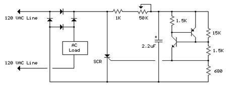 Scr Dimmer Circuit Scr Dimmer Circuit