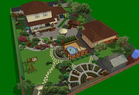 Ландшафтный дизайн участка 10 соток фото и примеры удачных планировок