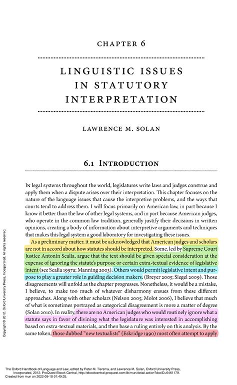 Chapter 6 Notes And Key Points Ch A P T E R 6 L I N G U I S T I C I S