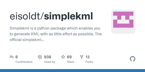 Github Eisoldtsimplekml Simplekml Is A Python Package Which Enables You To Generate Kml With