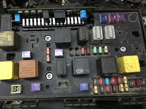 Предохранители и реле опель астра J 2009 2015