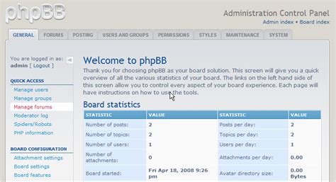 How To Configure Your PhpBB Installation Kualo Limited