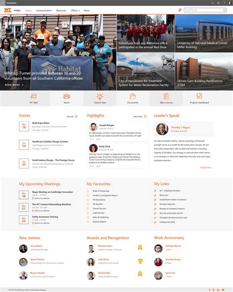 Wt Intranet On Behance Sharepoint Design Portal Design Graphic Design Infographic