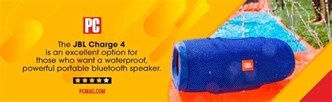 Jbl Charge Powerful W Ipx Waterproof Portable Bluetooth Speaker With Hours Playtime
