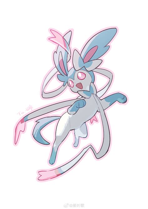 Sylveon Pokemon Drawn By Lanjiujiu Danbooru