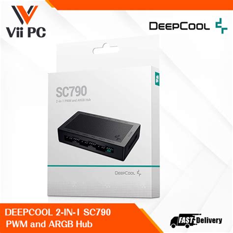 DeepCool SC790 ARGB And PWM HUB 6 Ports For Addressable RGB Lighting With PWM 1 To 6 Multi Way