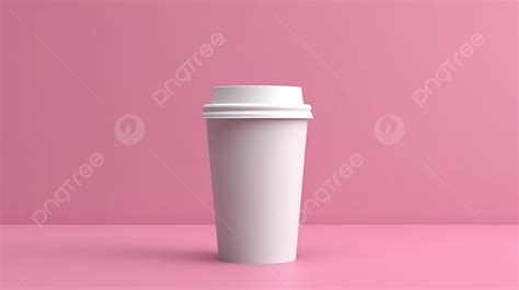 디자인에 딱 맞는 흰색 종이컵 모형의 3d 렌더링 종이컵 테이크아웃 컵 일회용 컵 배경 일러스트 및 사진 무료 다운로드 Pngtree