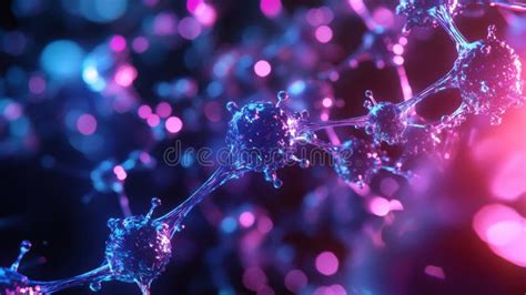 Detailed 3d Visualization Showcasing Virus Structure With Capsid And Glowing Molecular Features