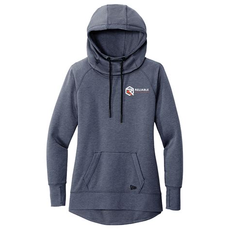 Rp New Era Ladies Tri Blend Fleece Pullover Hoodie Bluefin Agency Inc