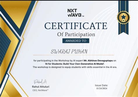 Excited To Share That I Built My First Ai Model I Have Attended A