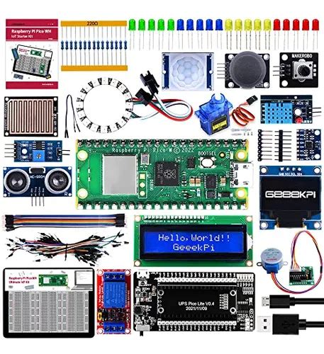Kit Definitivo De Geeekpi Raspberry Pi Pico W Con Raspberry Meses Sin