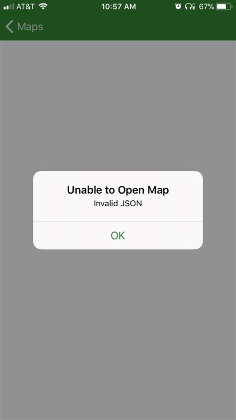 Unable To Open Map Invalid Json Explorer For Arc Esri Community