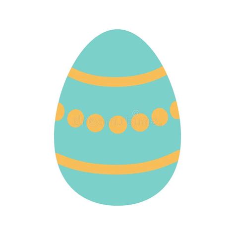 Cute Easter Egg Flat Illustration Stock Vector Illustration Of Food Celebration 308473067