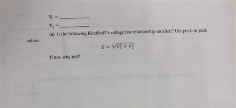 Solved Part 2 R C Series Parallel Network A Construct The