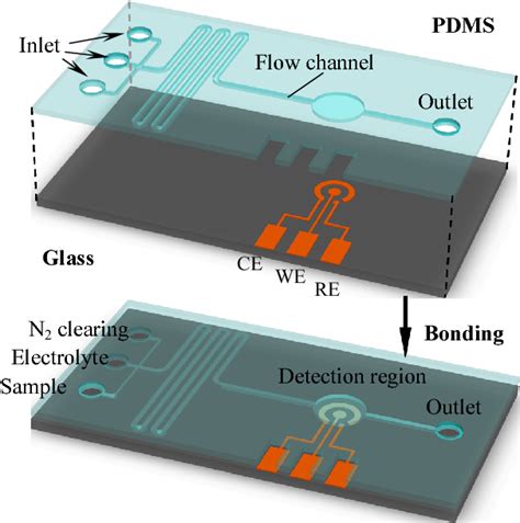 Figure 1 From A Microfluidic Sensor Chip With Renewable In Situ Copper Modified Microelectrode