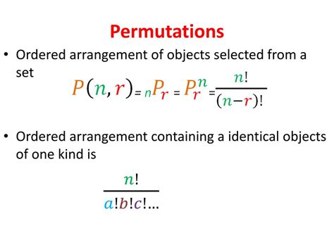 PPT Permutations And Combinations PowerPoint Presentation Free Download ID 2794249