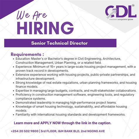 Seniortechnicaldirector Technicaldirector Executivehiring