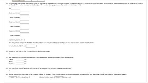 Solved A Linear Programming Computer Package Is Needed