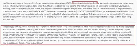 Remote Administration Tool Email Removal
