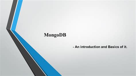 Mongodb — An Introduction And Basics Of It By Shanmukh Srinivas Velampudi Oct 2023 Medium