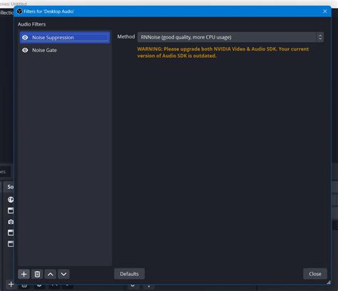 Noise Gate On Obs At Amy Kent Blog