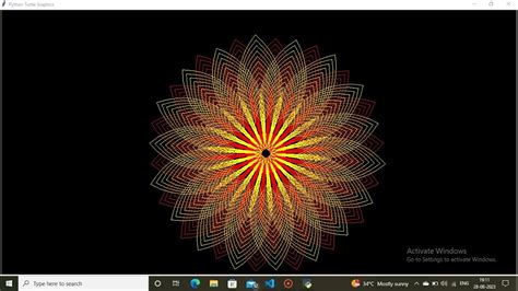 How To Draw Flower Viral Pythonprogramming Codingvlogs Youtube