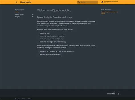 Django Insights By Terminalkitten A Django Template Built At Lightspeed