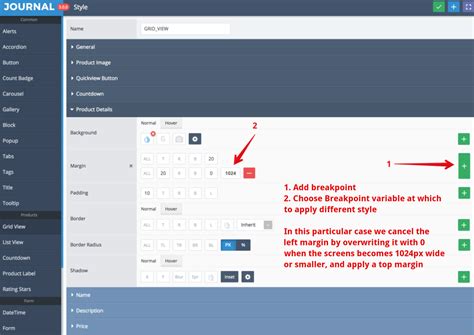 Breakpoints Variable Journal Docs