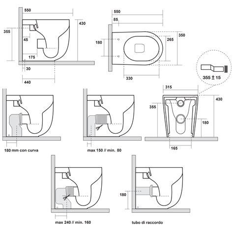 Flush To Wall Sanitary Ware 55x35 Cm Nolita Kerasan Collection With Soft Close Seat