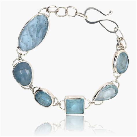 Aquamarine Sterling Bracelet For Sale At 1stdibs