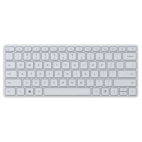 Microsoft Designer Compact Wireless Keyboard White Techinn