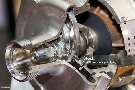 산업용 원심 금속 펌프 내부의 단면 임펠러 와 디테일 을 클로즈업 곡선에 대한 스톡 사진 및 기타 이미지 곡선 공학 기계 부분 Istock