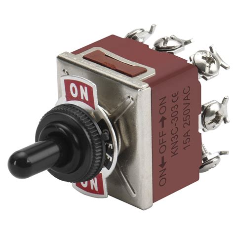 Toggle Switches Heschen Metal Toggle Switch Dpdt Onoffon Side